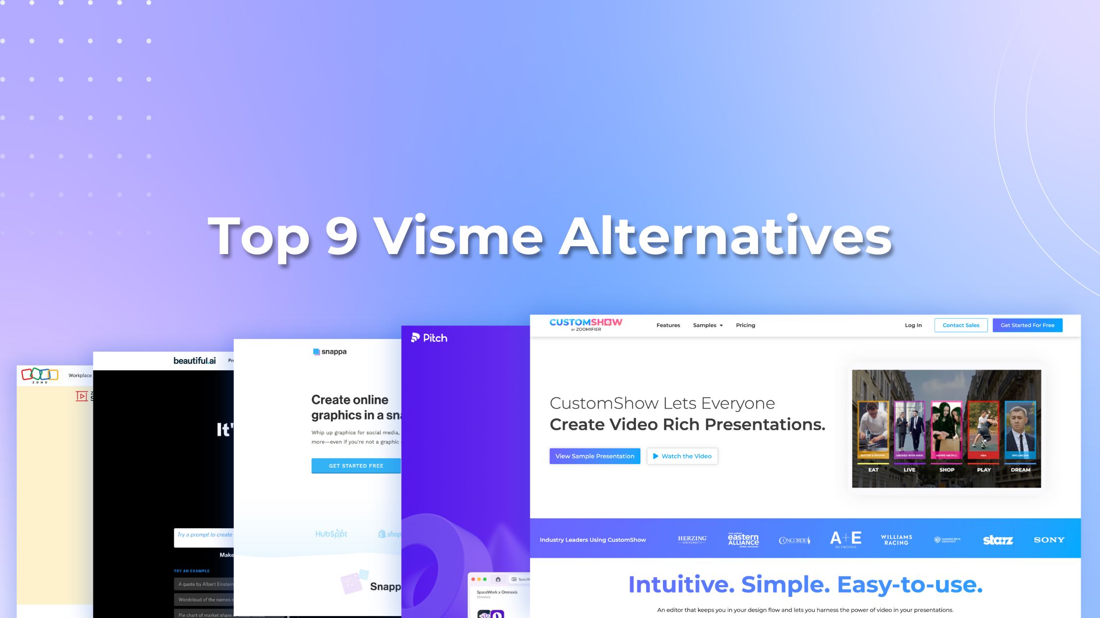 Top 9 Visme Alternatives | Best Alternatives to Visme - CustomShow