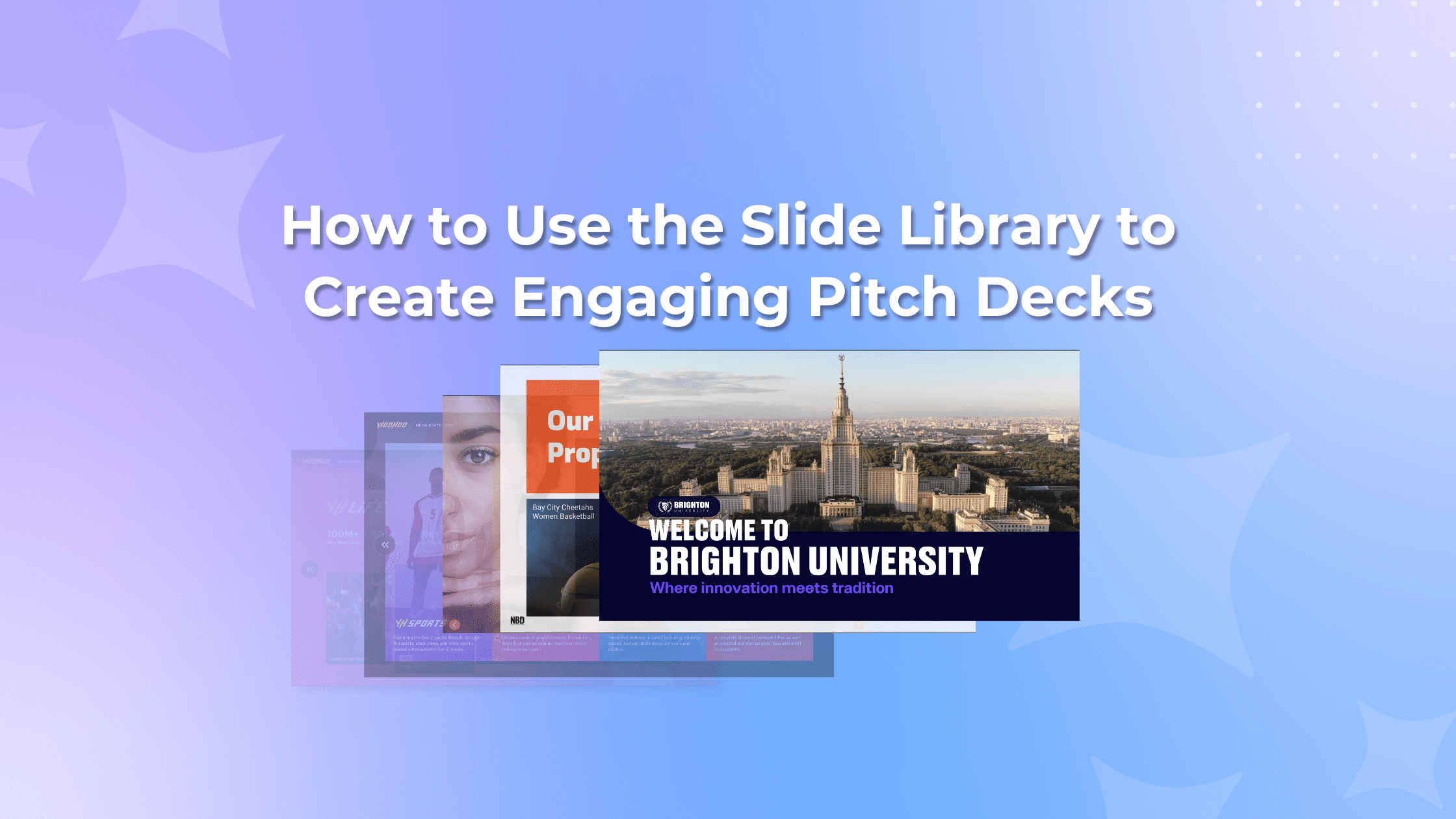 How to Use the Slide Library to create engaging pitch decks - CustomShow